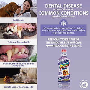 DENTAL FRESH Water Additives Bundle for Dogs & Cats,Original Formula 32oz & Advanced Plaque & Tartar Formula 17oz,Helps improve overall oral health, better breath, and targets plaque & tartar build up