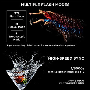 Flashpoint eVOLV 200 R2 TTL Pocket Flash Kit - 200Ws, 1/8000 HSS, 500 Full Power Flashes, 0.01-1.8s Recycling w/2900mAh Battery, Bare Bulb/Speedlite Flash Head Monolight for Strobe Light Photography