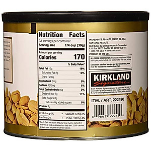 Kirkland Signature Nuts, Super XL VA Peanuts, 40 Ounce (Pack of 2)