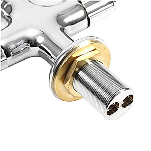 Upgrade Your Bar Supplies with our Commercial Cup Rinser Washer & Dual Temperature Faucet - Perfect Coffee Shop Equipment for Quick and Easy Cleaning