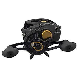 Lew's Classic Pro Speed Spool SLP 7.5:1 Left Hand Baitcast Reel Clam Pack,Black,Gold