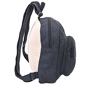 THE COLLECTION ROYAL Himalayan Hemp and Cotton Boho Bohemian Hippie Bag Purse Eco Friendly Mini Solid Backpack