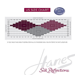 Hanes Silk Reflections Control Top Sheer Toe Silky Sheer High Waisted Pantyhose, Little Color, Size AB (Pack of 1)