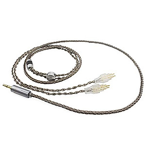 Youkamoo 8 Core Silver Plated Replacement Upgrade Cable Compatible for Sennheiser HD650, HD600, HD580, HD660S, HD58X, HD565, HD545, HD535, HD6XX Headphones Upgrade Cable (3.5mm)