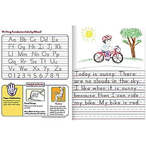 Mead Primary Journal Kindergarten Writing Tablet 6 Pack of Primary Composition Notebook Colors May Vary For Grades K- 2, 100 Sheets (200 Pages) Creative Story Notebooks for Kids 9 3/4 in by 7 1/2 in.