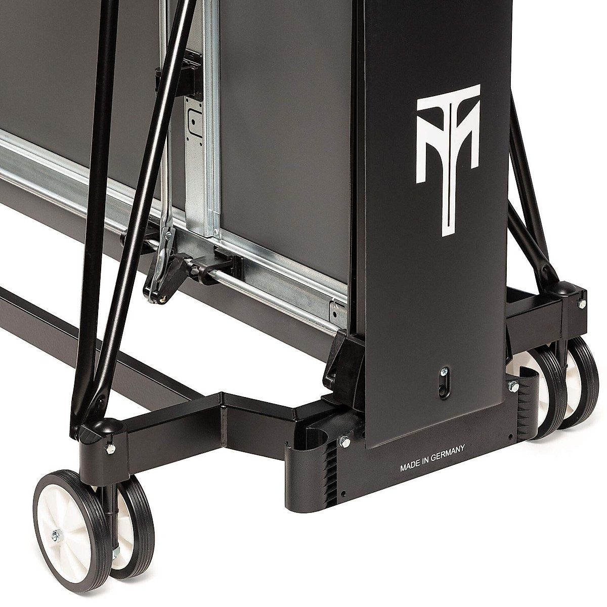 Butterfly Timo Boll Crossline Outdoor Ping Pong Table | 3-Year Warranty | Made in Germany | Outdoor Table Tennis Table | Adjustable Ping Pong Net Set, Grey