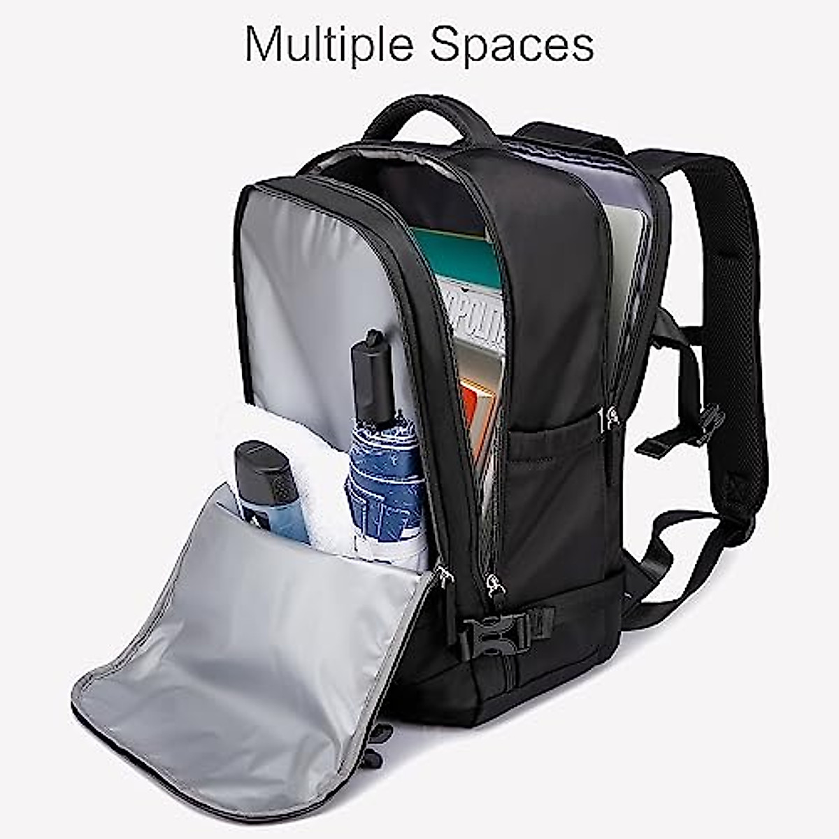 Lyweem Travel Laptop Backpack for Women 17.3 Inch Large College Carry On Casual Backpack Flight Approved Cute Aesthetics Daypack for Teen Girl with USB charging Port, Wet Pocket and Shoes Compartment