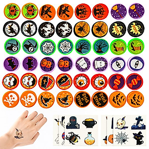 Max Fun 192pcs Halloween Party Favors Toys Halloween Stamps Halloween Stickers for Kids Halloween Party Supplies, Goodies Bags, Classroom Game Reward Prizes(Halloween)