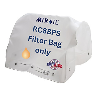 Miroil, RC88PS Fryer Filter Bag, Part 12855, EZ Flow series, For Heavy Crumbloads, Suitable for 60 Qt or 100 lb Oil Capacity, Replacement for Filter Machines 639-033 and 639-036, No Frame