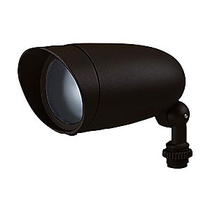 Nuvo SF76/646 One-Light Halogen Landscape Floodlight, Dark Bronze, 6.25-Inches