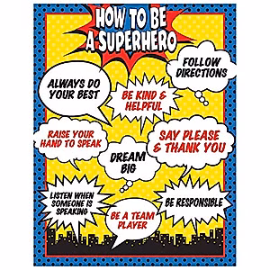 Teacher Created Resources How to Be a Superhero Chart (7550)