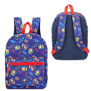 Paw Patrol Backpack for Toddlers, Kids - Paw Patrol School Supplies Bundle with 16” PAw Patrol School Bag Plus Stickers, Water Bottle, Paint Poster, and More (Paw Patrol Travel Bag)