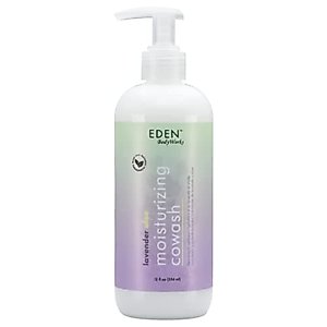 EDEN BodyWorks Lavender Aloe Hydrating Cowash Cleansing Conditioner for Curly Hair, Kinky & Wavy - Remove Buildup & Residue Between Shampooing - 12 oz Jar
