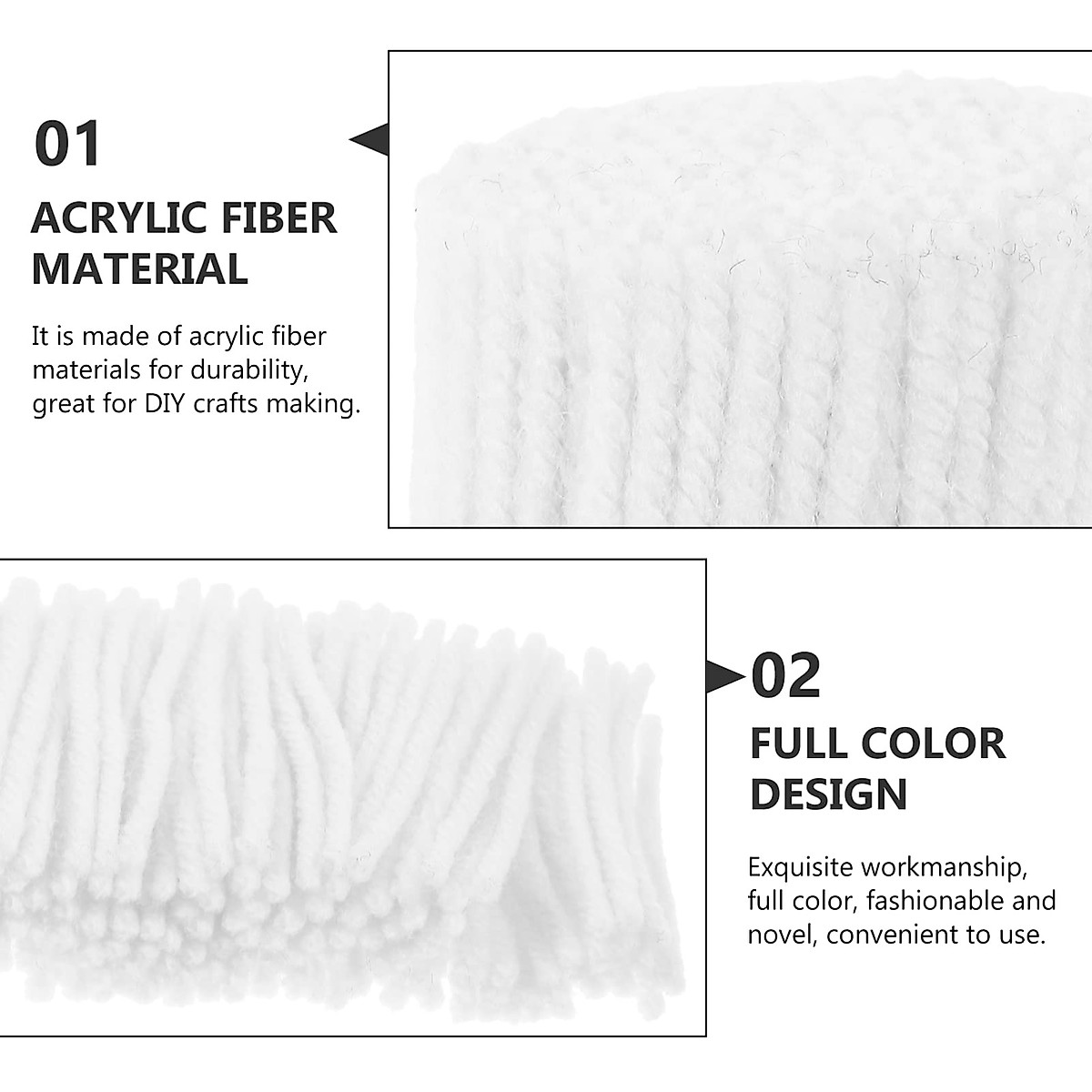 Embroidery Kit Embroidery Kit Latch Hook Yarn Pre- Cut Rug Yarn 10Rolls Knitting Crafts Yarn Soft Crochet Yarn for Making Blankets White Green Rug Green Rug