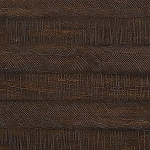 WAMPAT Modern Farmhouse Coffee Table, Rectangle Wood Center Table with Open Storage for Living Room, Spliced Wood Desktop, Riveted Metal Bars, Prismatic Decor, 42 Inch, Rustic Brown