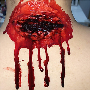 Halloween Tattoo Stickers Wound Tattoo Stickers Simulation tattoo tattoo scar tattoo tattoo knife simulation Waterproof Tattoo Sticker 24pcs (HL121-141 Message note model（total of 24 pcs）)