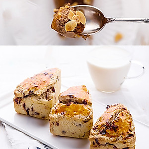 Cedilis 4 Pack Cornbread Molds for Baking, Pizza Cake Mold, Silicone Scone Pan, 8 Cavity Baking Molds, Triangle Cake Slice Mold, DIY Soap Mold, Purple