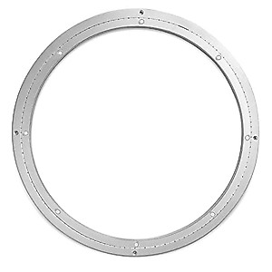 24 Inch Aluminum Lazy Susan Bearing Turntable Ring Heavy Duty Swivel Base Rotating Turntable Hardware for Kitchen Round Dining Table