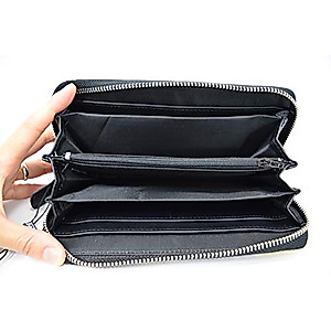 Liquorbrand Horror B Movie cartoon zip around clutch Wallet