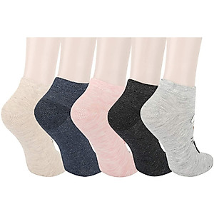 Everything Socks Animal Socks for Women men girls teens and kids- 5 Pack Includes Calico Cat, Fox, Red Panda, and Chipmunk Design- Fun ankle socks for Children & Adults