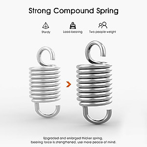 PURPLE LEAF 2-Seat Deluxe Outdoor Patio Porch Swing with Weather Resistant Steel Frame, Adjustable Tilt Canopy, Cushions and Pillow Included, Beige