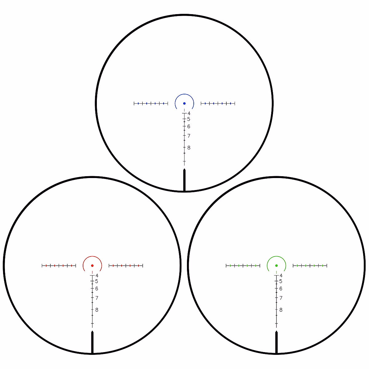 GII PM3.5X40 Prism Scope Long Eye Relief 3.5x40mm Prism Scope Wide Angle Red/Green/Blue Illuminated (PM3.5X40HS)