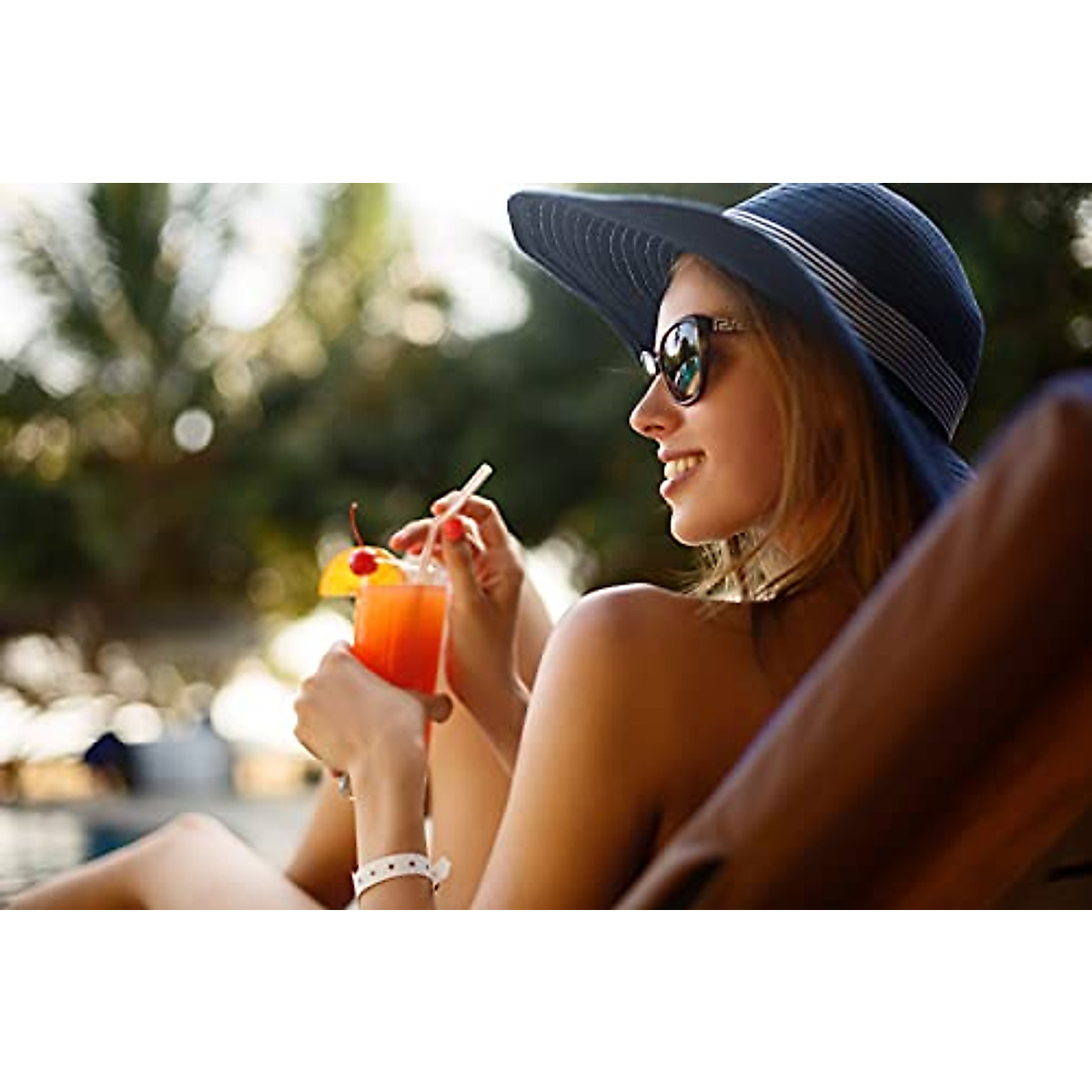 500 Pcs 8.27 Inch Colorful Flexible Plastic Drinking Straws,Individually Wrapped , Bendable,Disposable,Thick Straw for Party, for Use with Any Jumbo Cup or Water Bottle,BAP Free, Dia 0.24inch