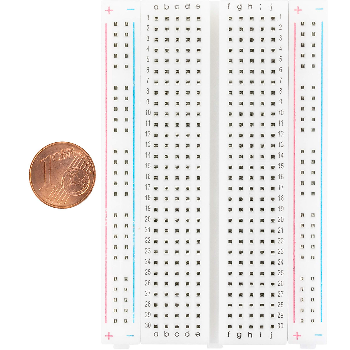 risingsaplings 3pcs Breadboard Prototype Board 400 Points Holes Universal Ties breadboard Experiment PCB Small for Arduino Project Raspberry pi DIY Power Rails Easy to use