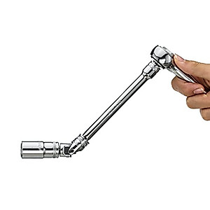 ARES 70197-3-Piece Universal Joint Socket Set - Includes 1/4-Inch, 3/8-Inch, and 1/2-Inch Drive U-Joints - Storage Rail Included