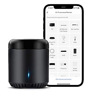 Broadlink WiFi Smart Home Hub RM Mini 3 IR Automation Learning Universal Remote Control Compatible with Alexa