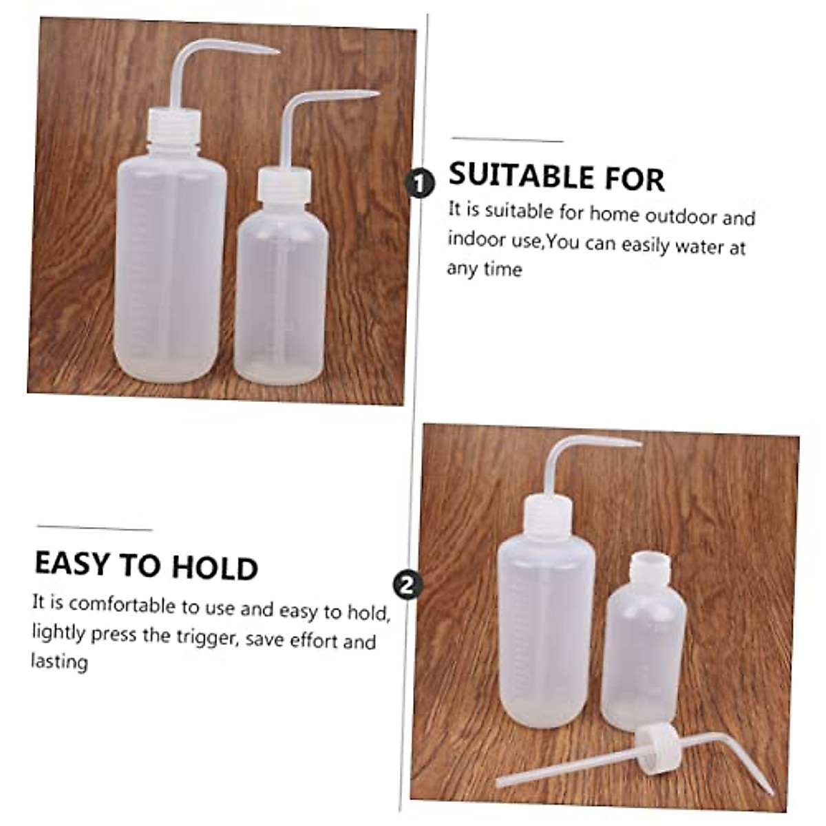 Yardwe 6 Pcs Watering Can Plastic Watering Can Water Spray Bottle for Plants Plastic Squirt Bottles for Liquids Squeeze Bottles for Liquids Water Squeeze Bottle Plastic Wash Scale Bottle