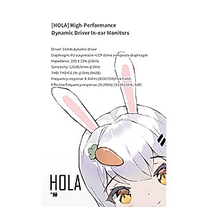 Truthear HOLA Earphone Dynamic in-Ear Minitors with 0.78 2Pin Interchangeable Cable