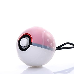 Silicone Grip Case for Poke Ball Plus Controller, Accessories Rubber Skin Protective Cover Case Compatible with Nintendo Switch Pokemon Lets Go Pikachu Lets Go Eevee Poke Ball Plus - Clear