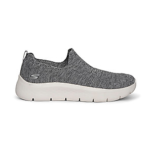 Skechers Women's GO Walk Flex-Vella Sneaker, Charcoal, 9