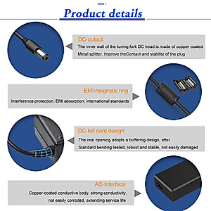 HY1C 24V Power Supply for Logitech G920 G29 G25 G27 G923 G940 Driving Force GT Racing Wheel APD DA-42H24,190211-0010,190211A030,534-000688,AD10110LF,ADP-18Ll Power Cord AC/DC Adapter Charger Cable