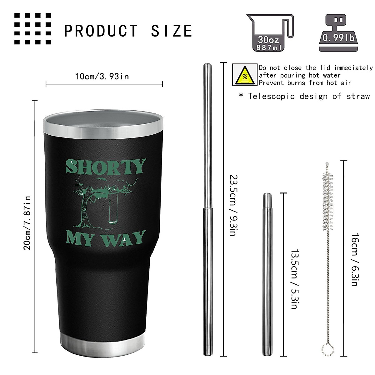 Shorty Swing My Ways Toddler Tumbler With Lid For Family