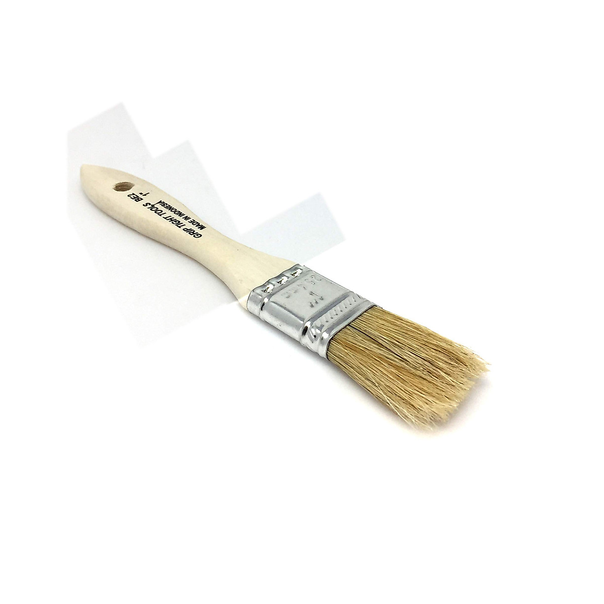 Grip Tight Tools BE2 Flat Chip Brush for All Paints, 1-Inch
