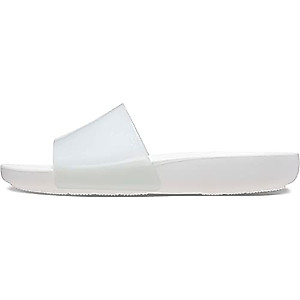 Crocs Women's Splash Slides Sandal, White, 6
