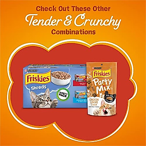 Purina Friskies Dry Cat Food, Tender & Crunchy Combo - (4) 3.15 lb. Bags