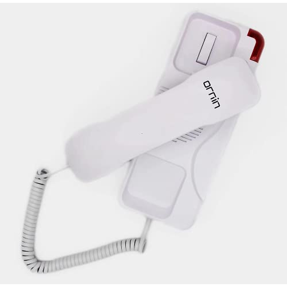 Ornin T108 Trimline Corded Telephone, SOS Key, Wall Mountable, Hotel and Home use Phone(White)
