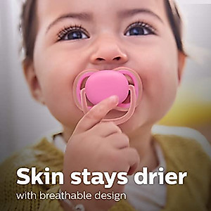 Philips AVENT Ultra Air Pacifier, 6-18 Months, Bear/paw, 4 Pack, SCF085/09