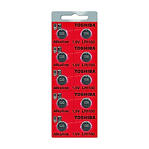 Toshiba LR1130 189 Battery 1.5V Alkaline (10 Batteries)