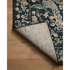 Loloi Rifle Paper Co. x Laurel Navy 9'-2" x 12'-2" Area Rug