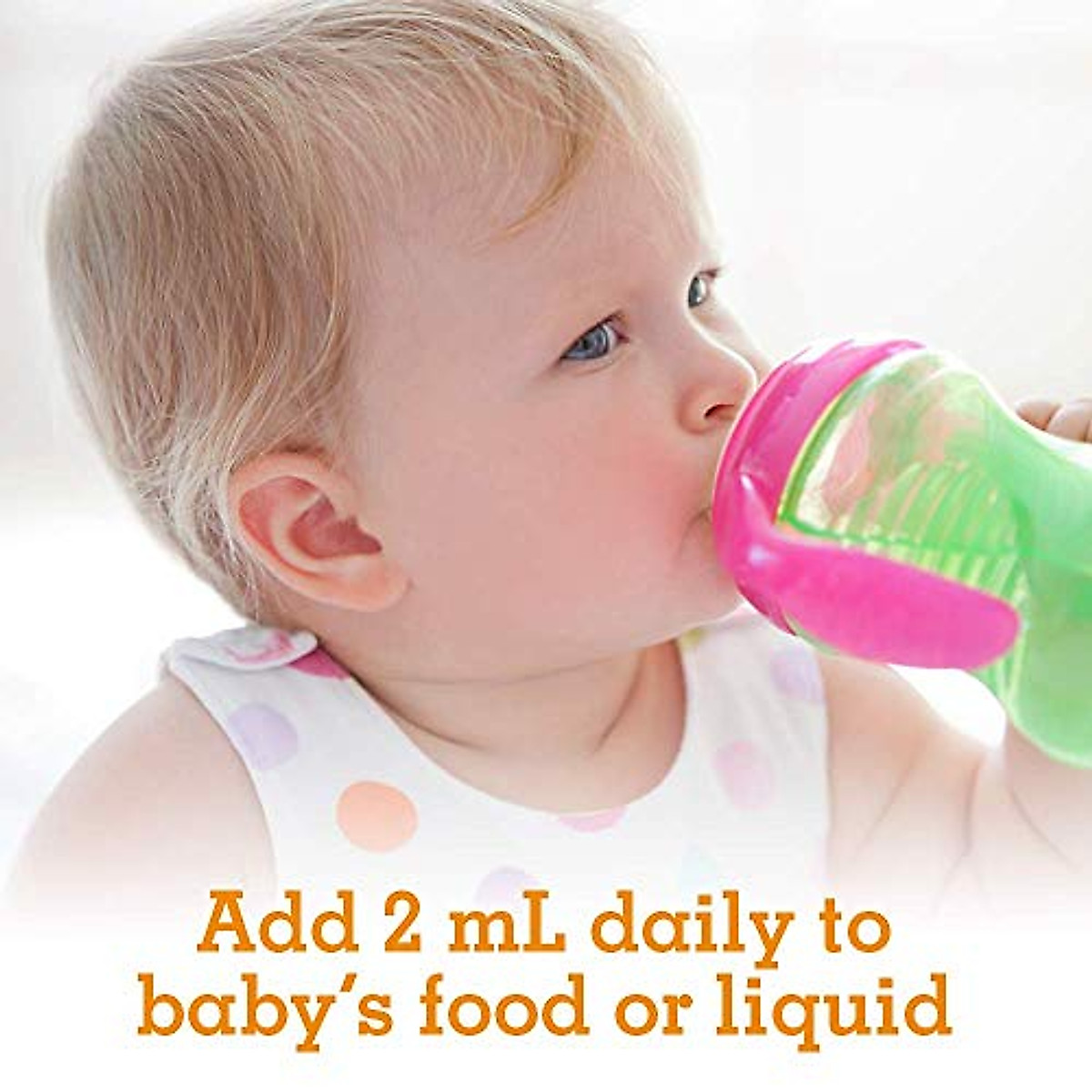 Garden of Life Baby Vitamin C Drops for Infants and Toddlers, Organic Whole Food Liquid Vitamin C 45mg Immune Support for Babies from Amla Fruit, Citrus Flavor, Vegan & Gluten Free, 56 mL (1.9 fl oz)