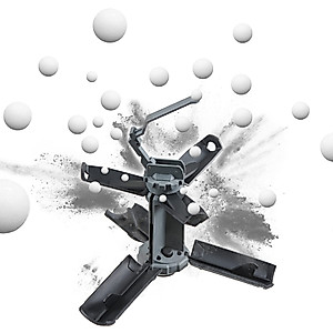 Lancer Tactical - GBR Outdoor 130 Round Spring Powered ABS BB Impact Shower for Airsoft Shower - Black