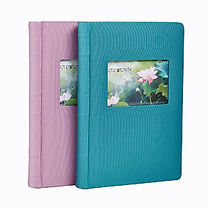Old Town Fabric Cover Single Photo Album (Fabric- Teal Single)