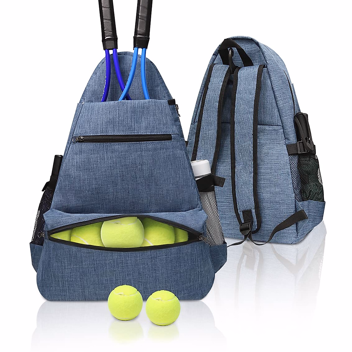 Layway Tennis Backpack for Men Women,Tennis Rackets Bag to Carry Racquets of Racquetball, Squash,Badminton,Pickleball and Other Travel Sport Accessories (Blue)