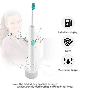 Electric Toothbrush Charger Base for Philips Sonicare Toothbrush Charger Replacement HX6100, HX3000 / HX6000 / HX8000 / HX9000 Series Portable IP67 Waterproof 3.6ft Cable
