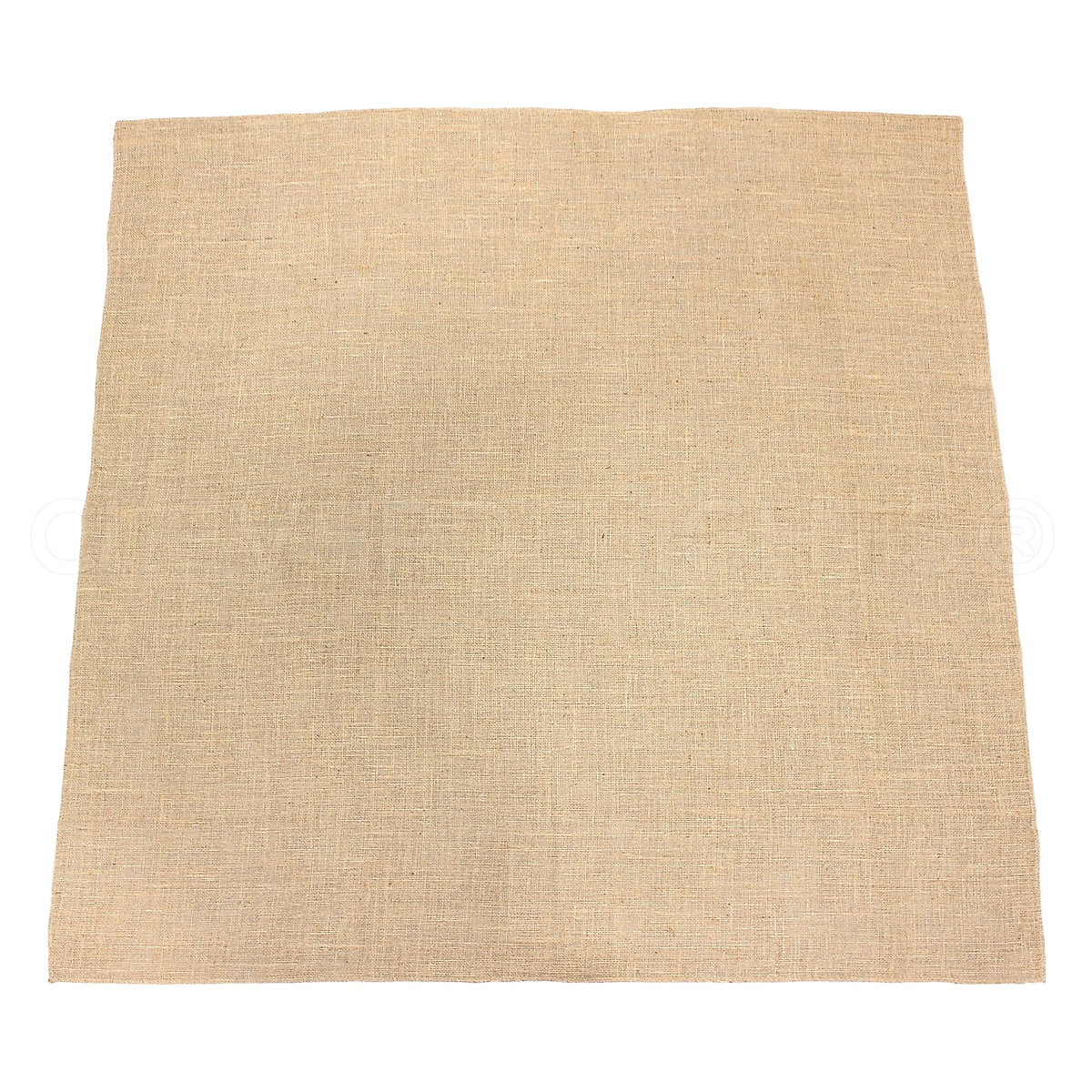 CleverDelights 48 Inch Burlap Square - Premium Jute Burlap Fabric - Finished Edges - 48" x 48"