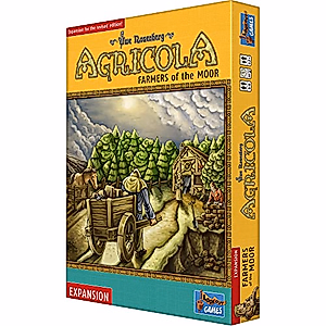 Agricola (Revised Edition) Farmers of The Moor Expansion | Strategy Game for Adults and Teens | Advanced Board Game | Ages 12+ | 1-4 Players | Avg. Playtime 90 Minutes | Made by Lookout Games